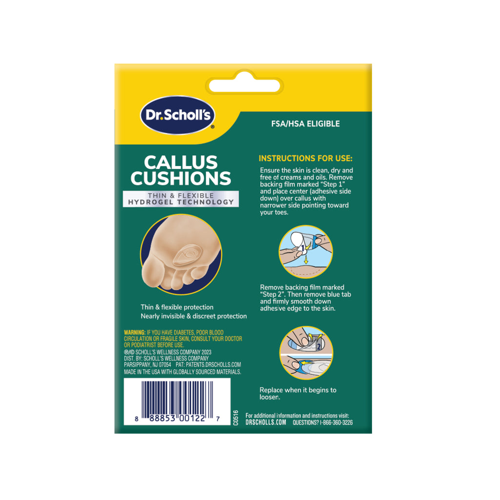 Hydrogel Callus Cushions for Pain Relief | Dr. Scholl's PH – Dr Scholl's PH
